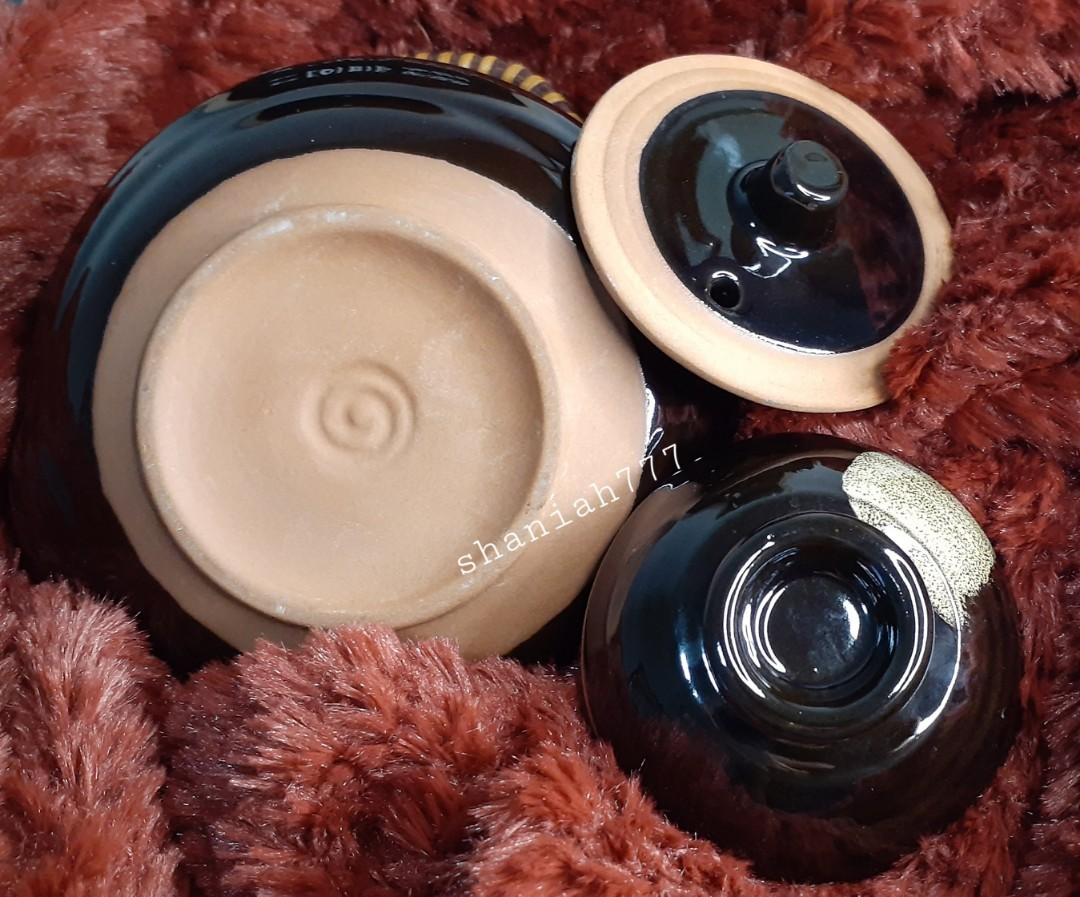 Japanese Black Dobin Mushi Pot Extra Small Tea Pot, Furniture & Home ...