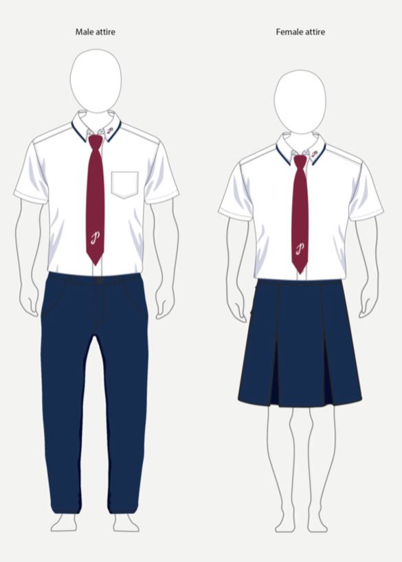 Jurong Pioneer JPJC uniform & tie, Women's Fashion, Tops, Blouses on ...