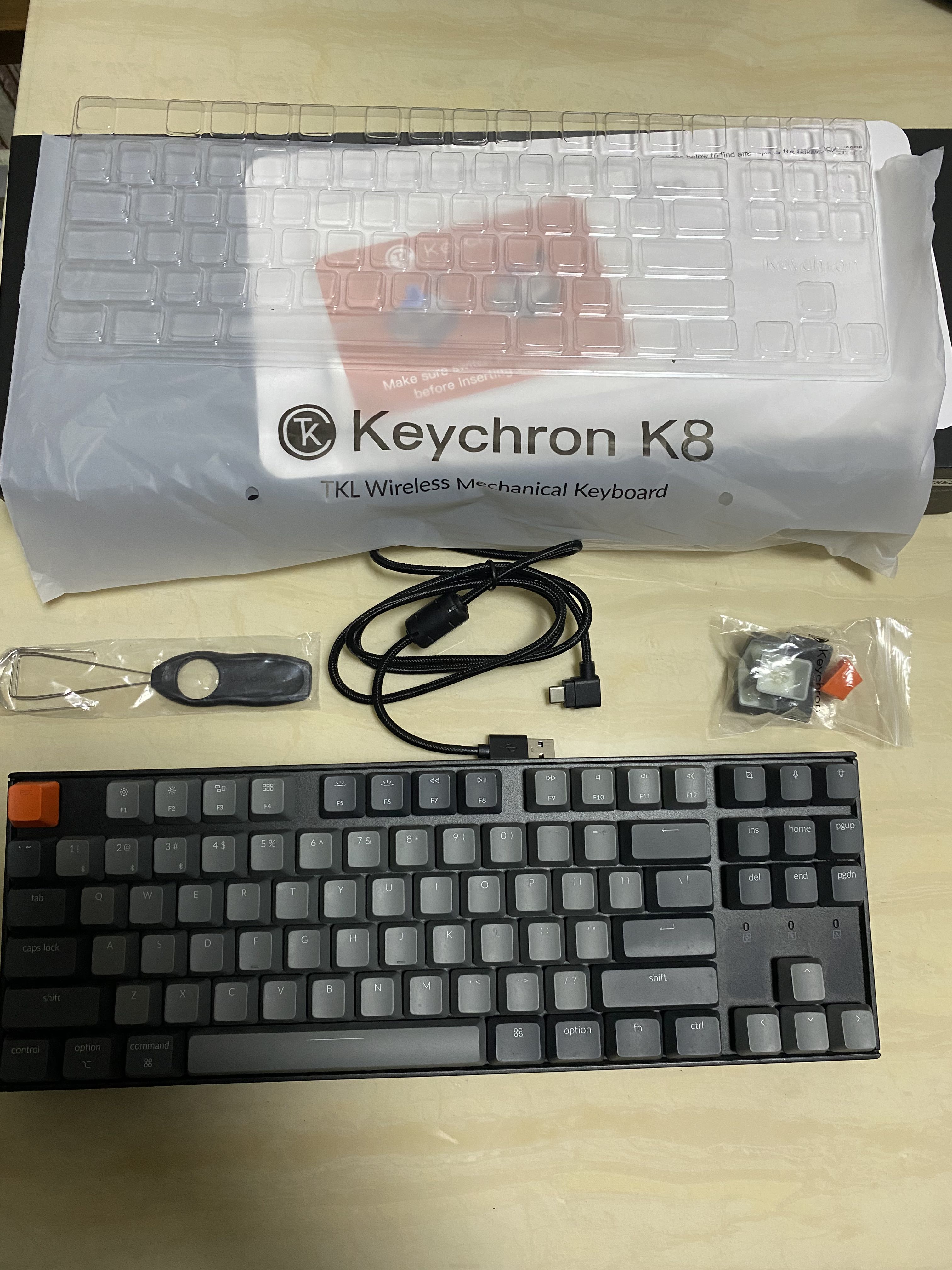 Keychron K8 TKL Mechanical Keyboard, Computers & Tech, Parts ...