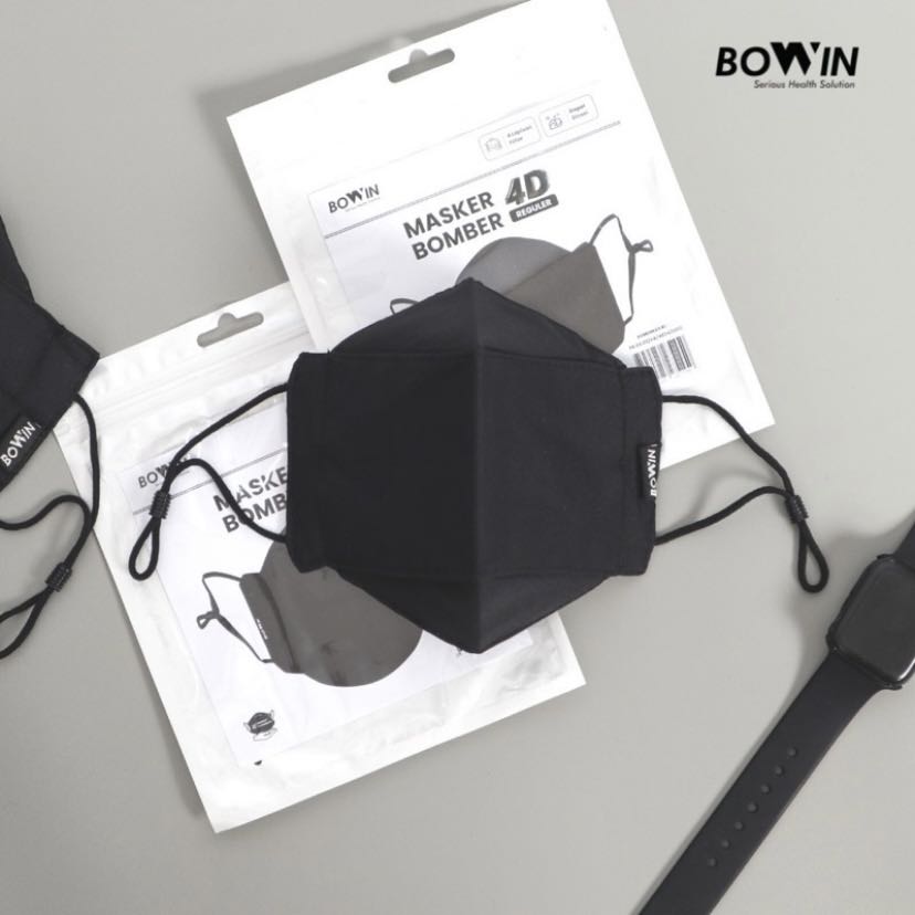 KF94 Masker Bomber Mask, Health & Nutrition, Face Masks & Face Shields ...