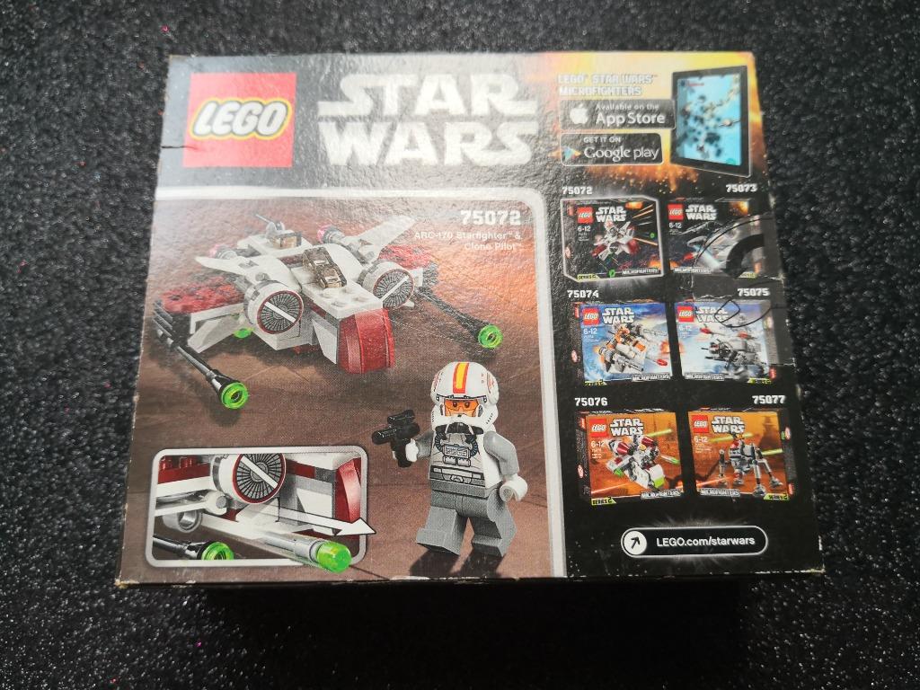 Lego 75072 ARC-170 Starfighter Star Wars Microfighter Series 2, Hobbies ...
