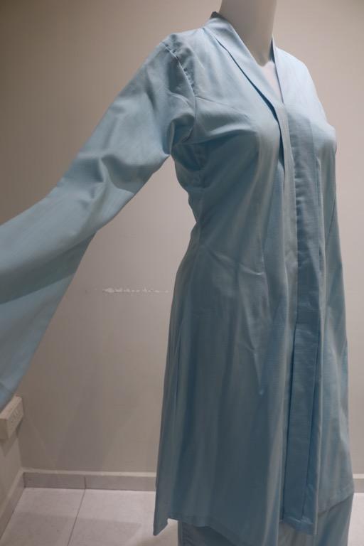 Light Blue Kebaya, Women's Fashion, Dresses & Sets, Traditional ...