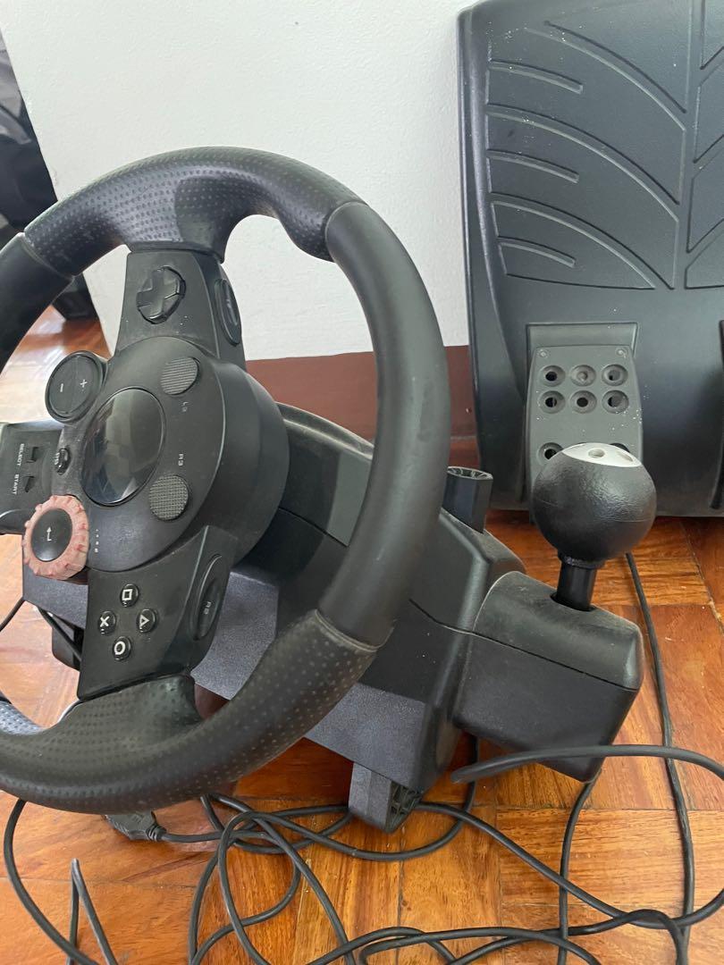 Logitech Driving Force Gt Racing Wheel Video Gaming Gaming Accessories Controllers On Carousell