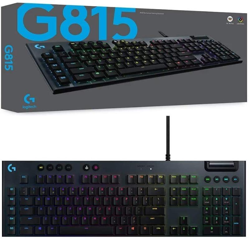 Logitech G815 (GL Tactile, Brown Switches), Computers & Tech, Parts ...