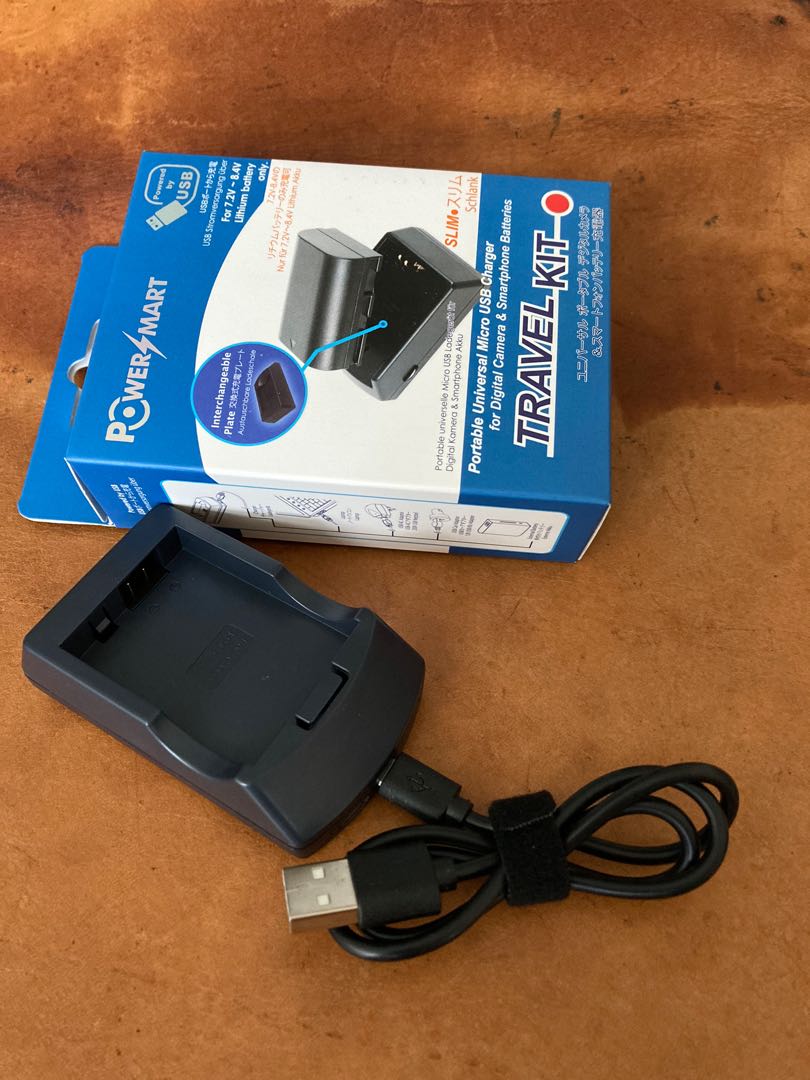 LPE5 LP-E5 USB充電器合Canon EOS 450D, EOS Kiss, EOS 500D, EOS 1000D相機 請看內容 ...