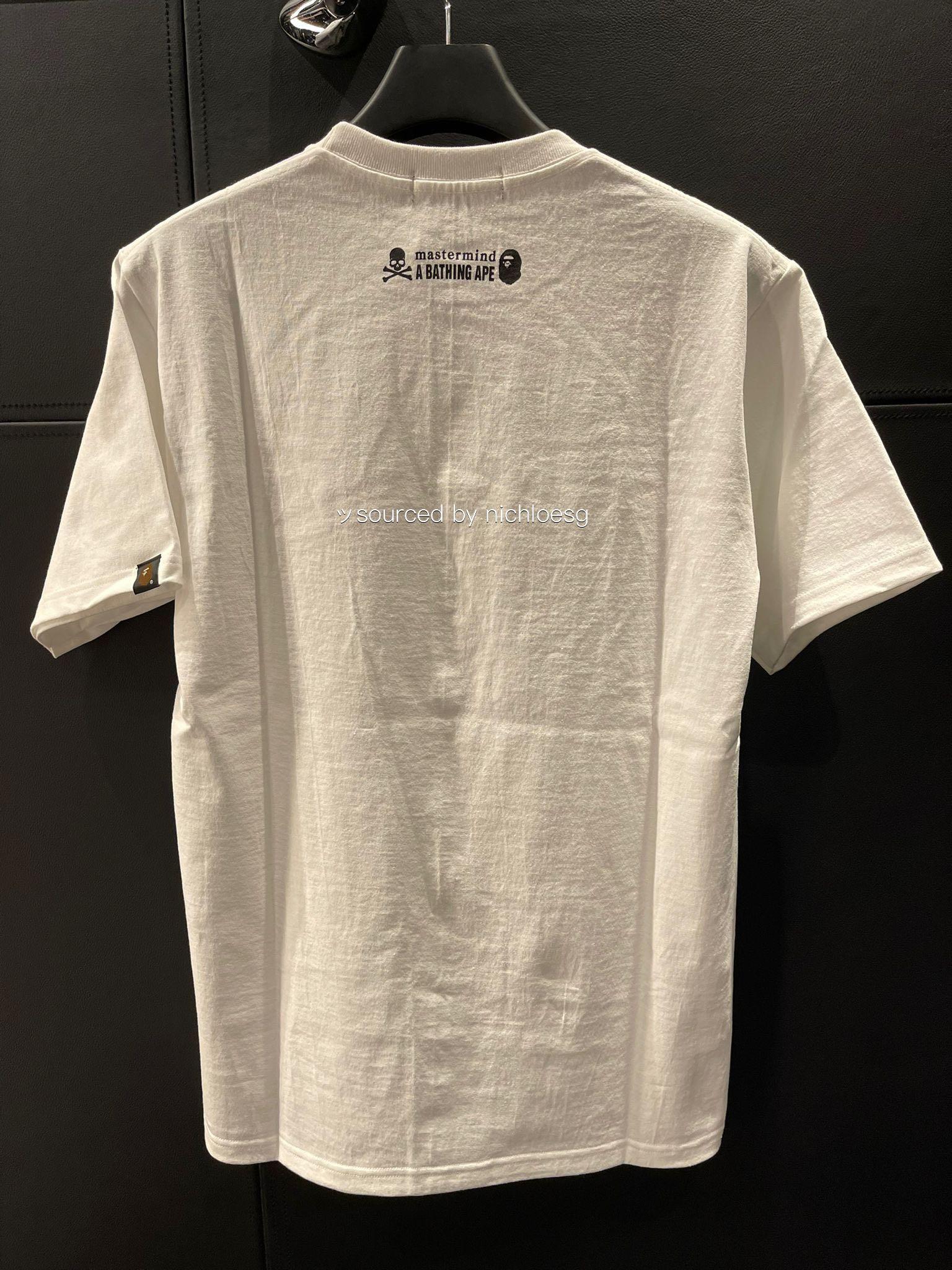 MASTERMIND JAPAN X BAPE 15TH ANNIVERSARY APE HEAD & MILO TEE, Men's ...
