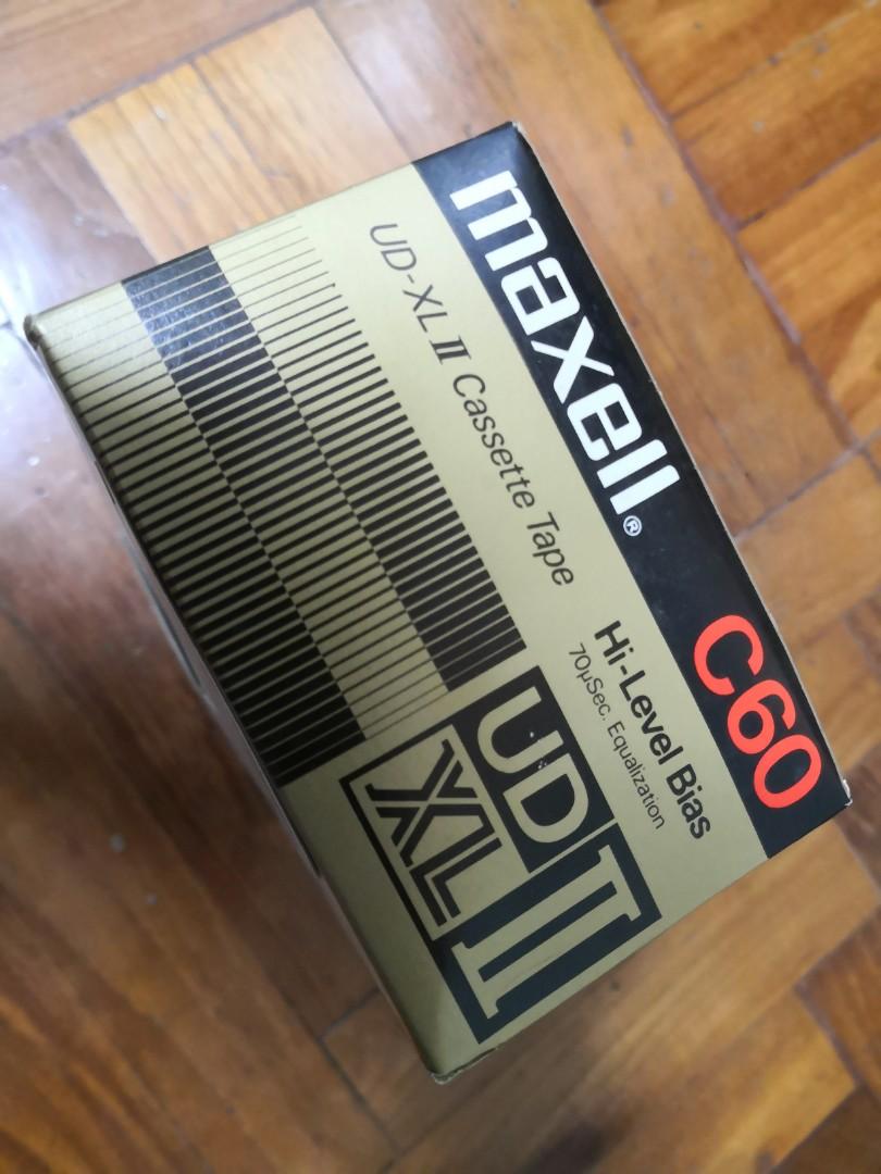 Maxell UDXL C60 hi-level Bias cassette tape, Audio, Other Audio ...