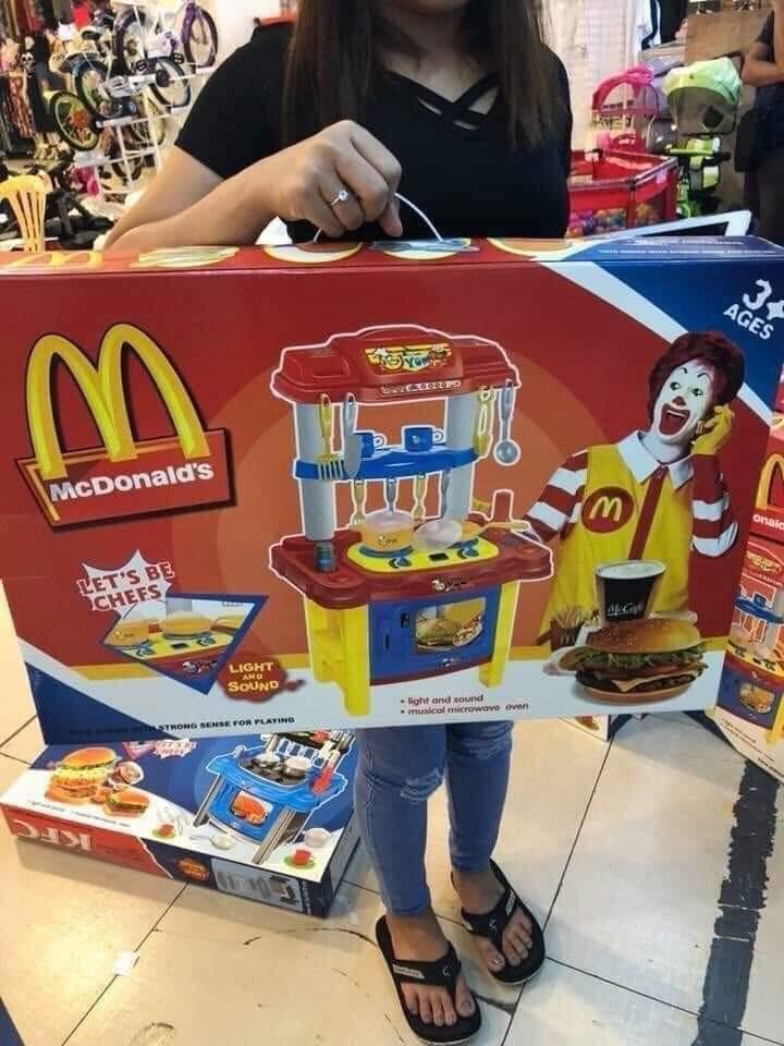 MCDO kitchen set for kids, Hobbies & Toys, Toys & Games on Carousell