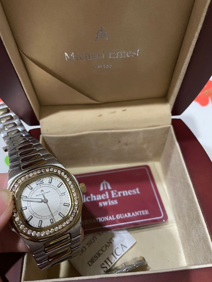 Michael ernest watch preloved, Barang Mewah, Jam Tangan di Carousell