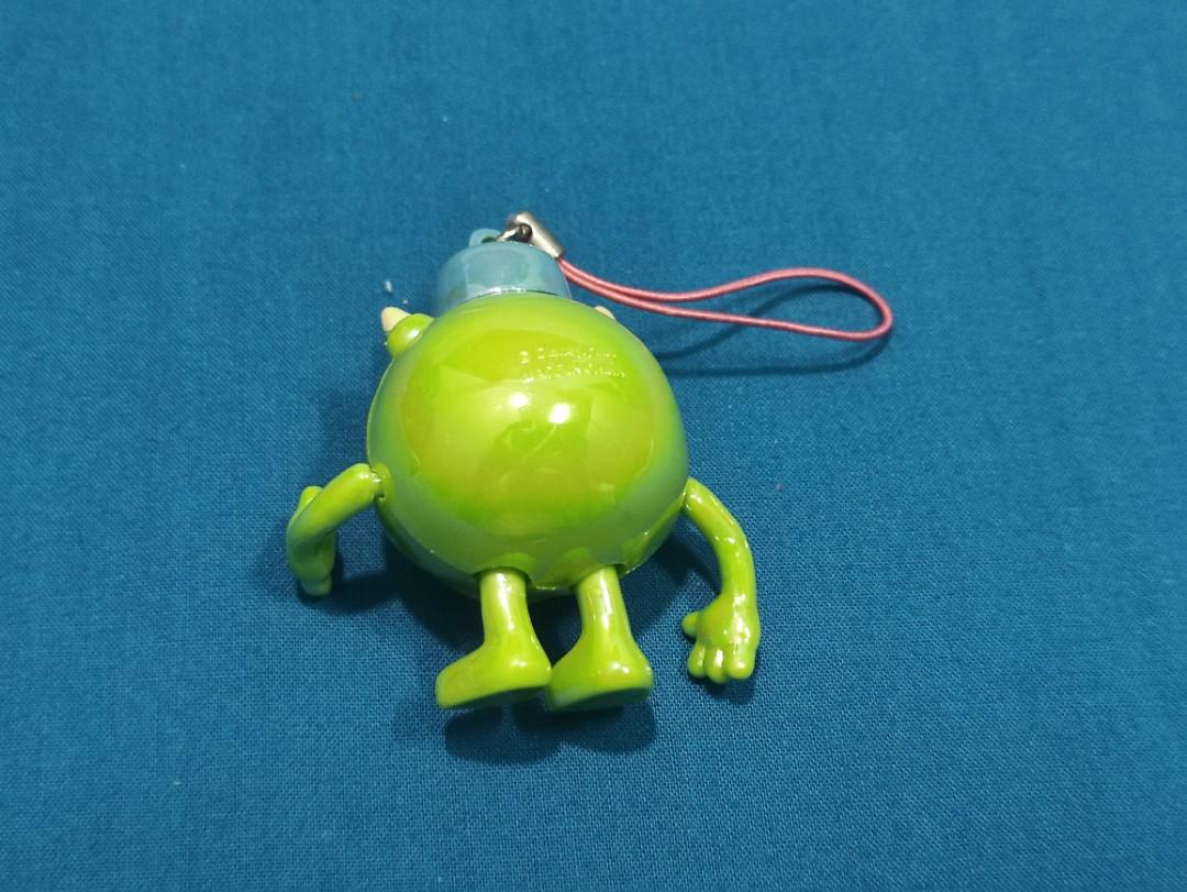 Disney Monsters Inc. University Mike Wazowski Mini Plastic Figure Charm ...