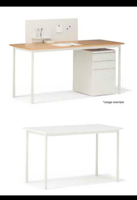 Muji White Desk / Table, Furniture & Home Living, Furniture, Tables ...