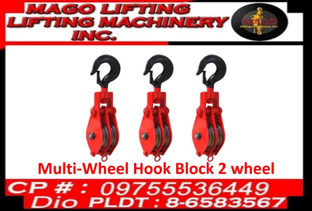 Multi-Wheel Hook Block 2 wheel ( 5 tons), Commercial & Industrial ...