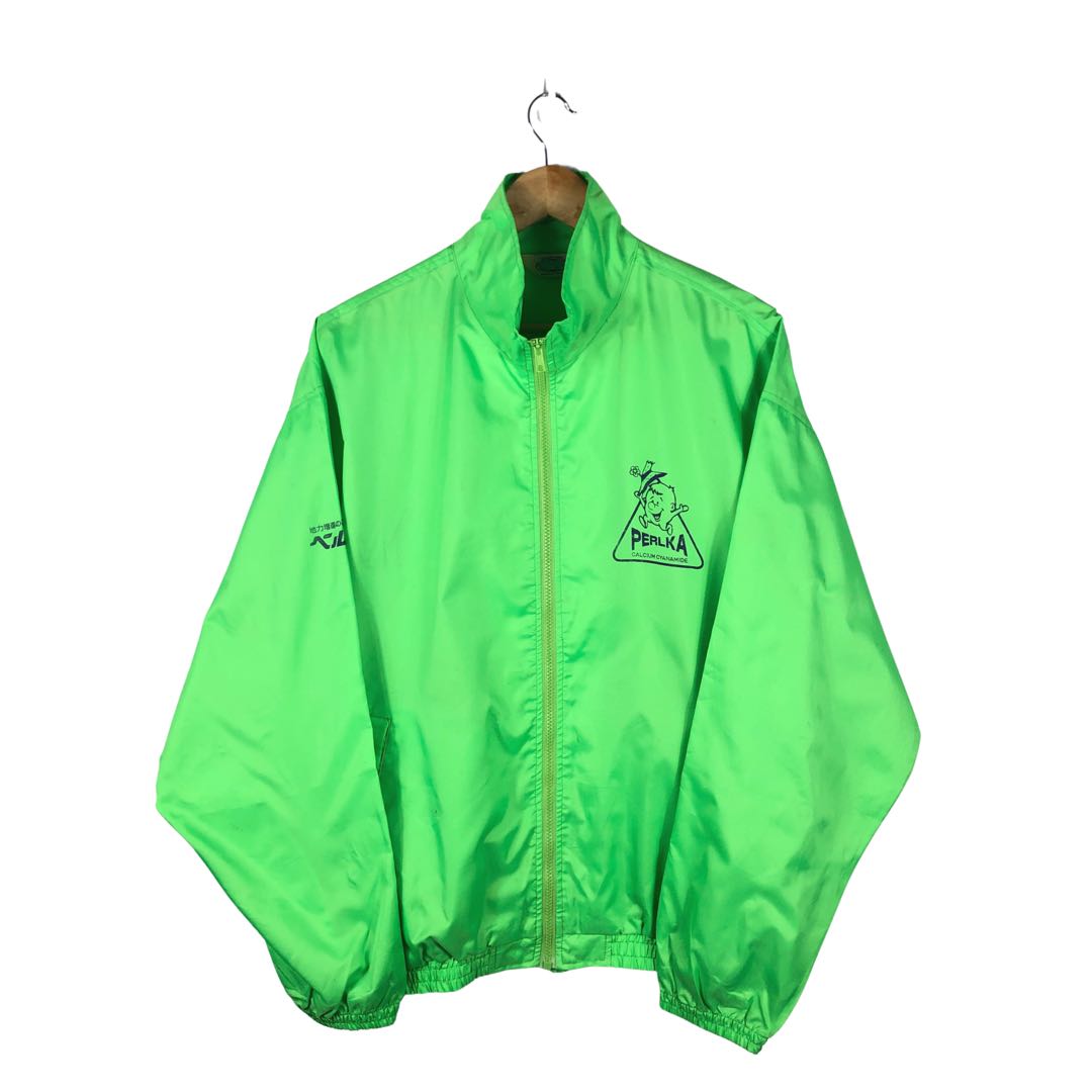 Neon Green Windbreaker, Men's Fashion, Coats, Jackets and Outerwear on ...