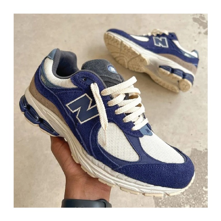 New Balance 2002R 'Navy/Cream', Men's Fashion, Footwear, Sneakers on ...