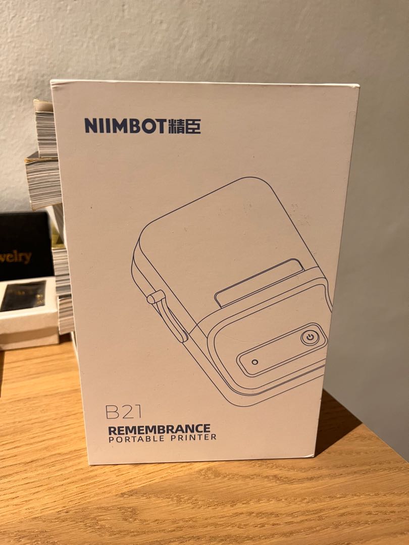 NIMBOT sticker label printer machine + label stickers, Mobile Phones ...