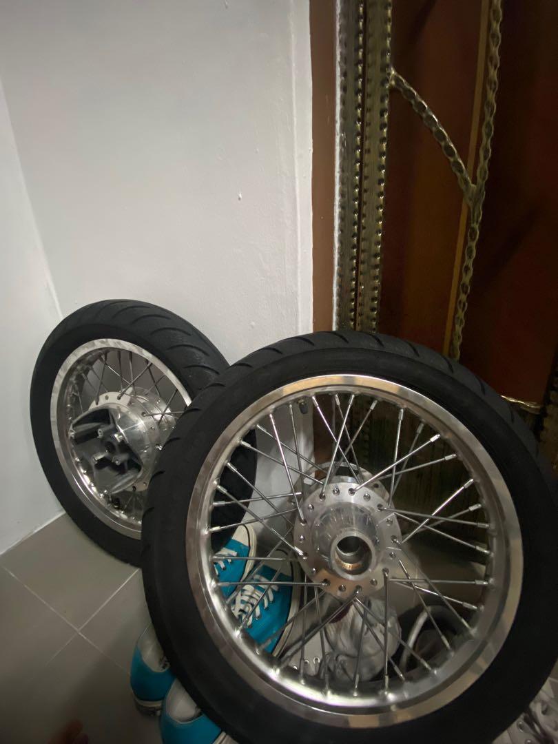 Nmax v2 spoke rim, Motorcycles, Motorcycle Accessories on Carousell