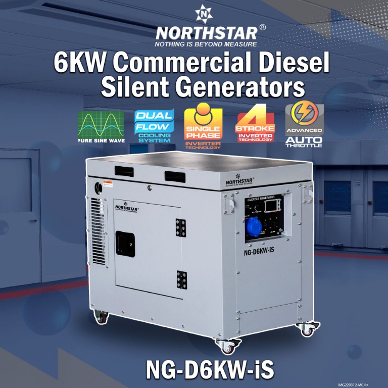 Northstar Industrial Inverter Generator ( DIESEL ), Commercial ...