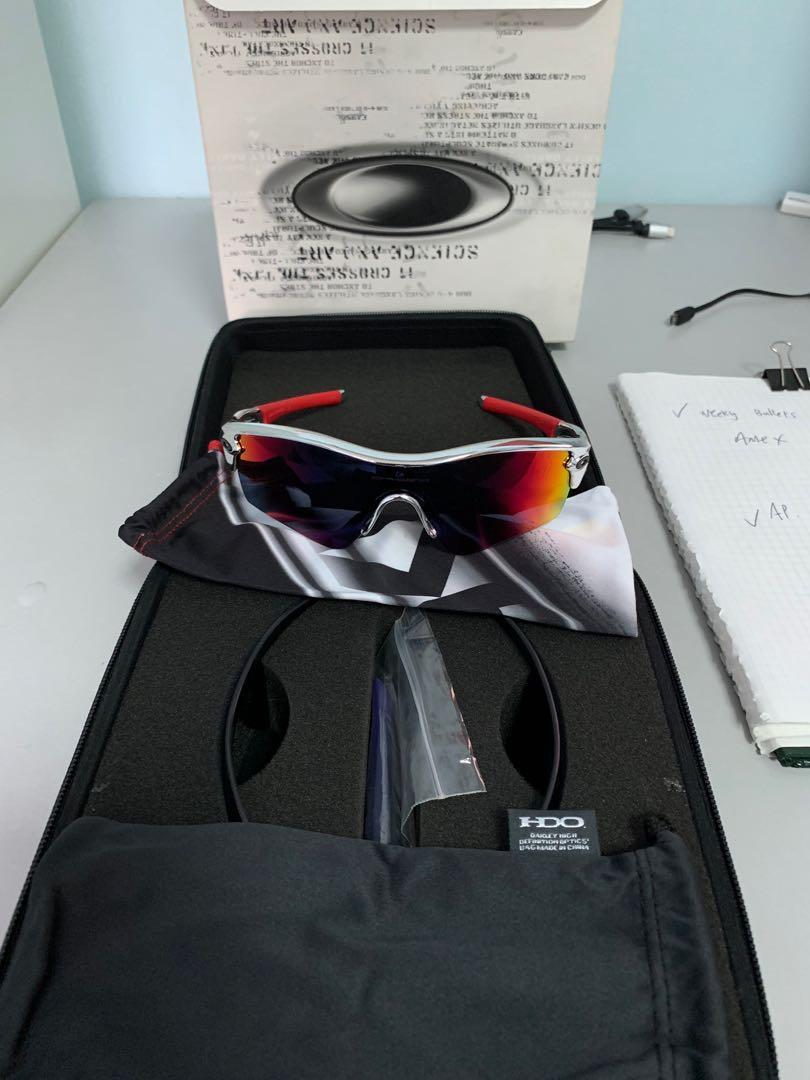 Oakley Radar BMX chrome special edition, Sports Equipment, Other Sports ...