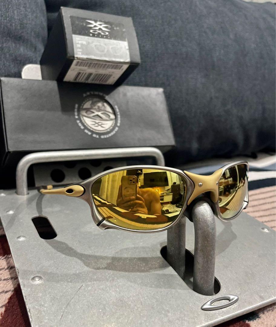 Oakley XX metal 24k frame 24k iridium lens, Men's Fashion, Watches ...