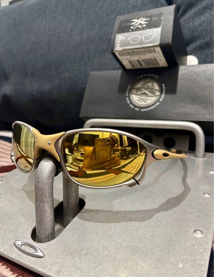 Oakley XX metal 24k frame 24k iridium lens, Men's Fashion, Watches ...