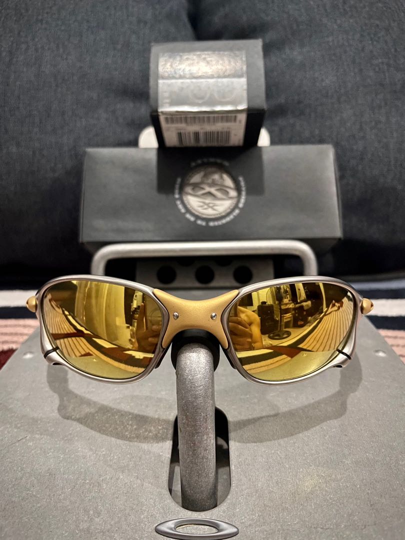 Oakley XX metal 24k frame 24k iridium lens, Men's Fashion, Watches ...