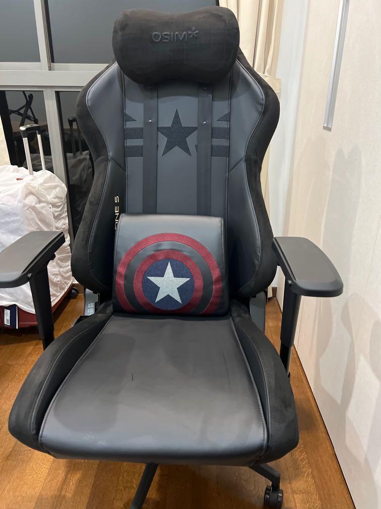 OSIM uThrone S Gaming Chair with Customisable Massage (Marvel Edition ...