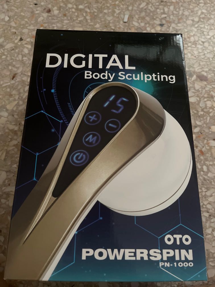 OTO power spin wireless handheld messager, Health & Nutrition, Massage ...