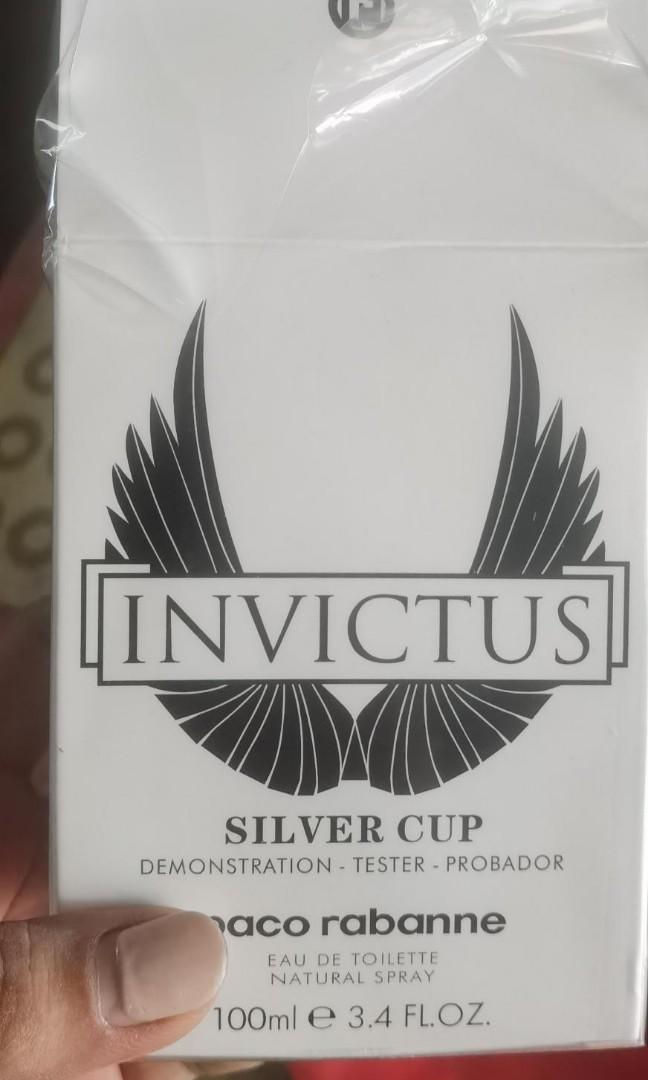 Paco Rabanne Invictus Silver Cup authentic US tester, Beauty & Personal ...