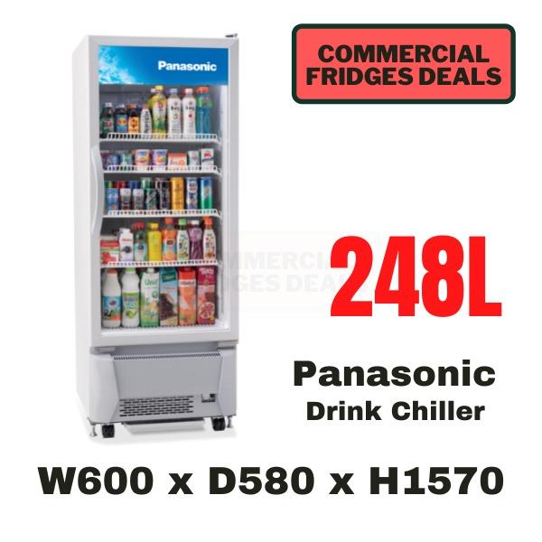 Panasonic Drink Chiller 1 Glass Door Beverage Chiller, TV & Home ...