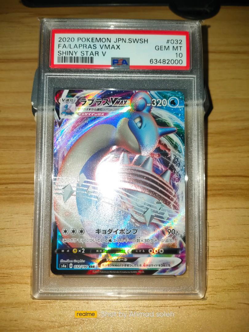 Pokemon Psa Slabs Psa 10 Lapras vmax 032/190 rrr, Hobbies & Toys, Toys & Games on Carousell