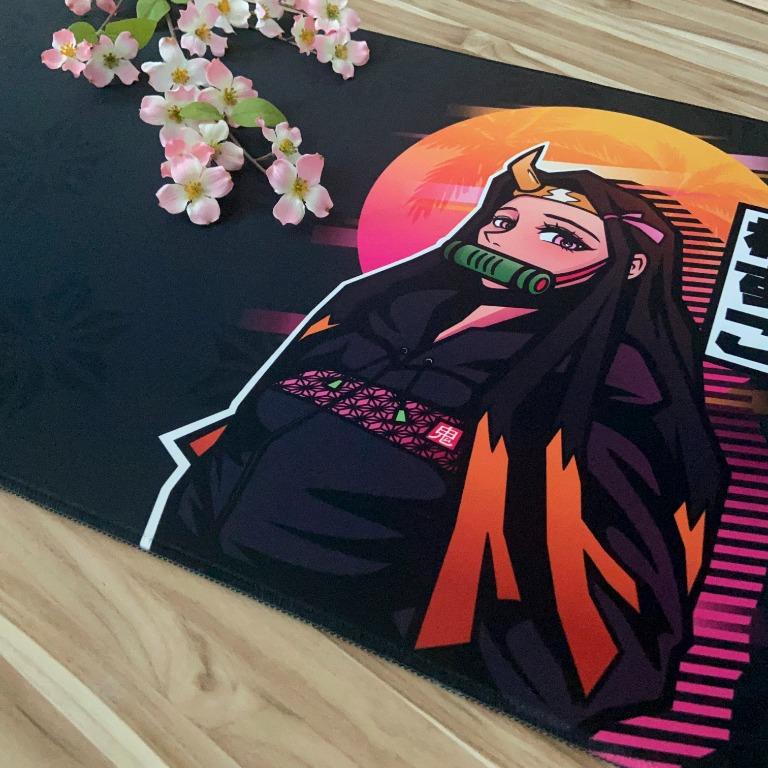 Demonslayer Miami Heat Series Deskmat (Dark) - Nezuko, Computers & Tech ...