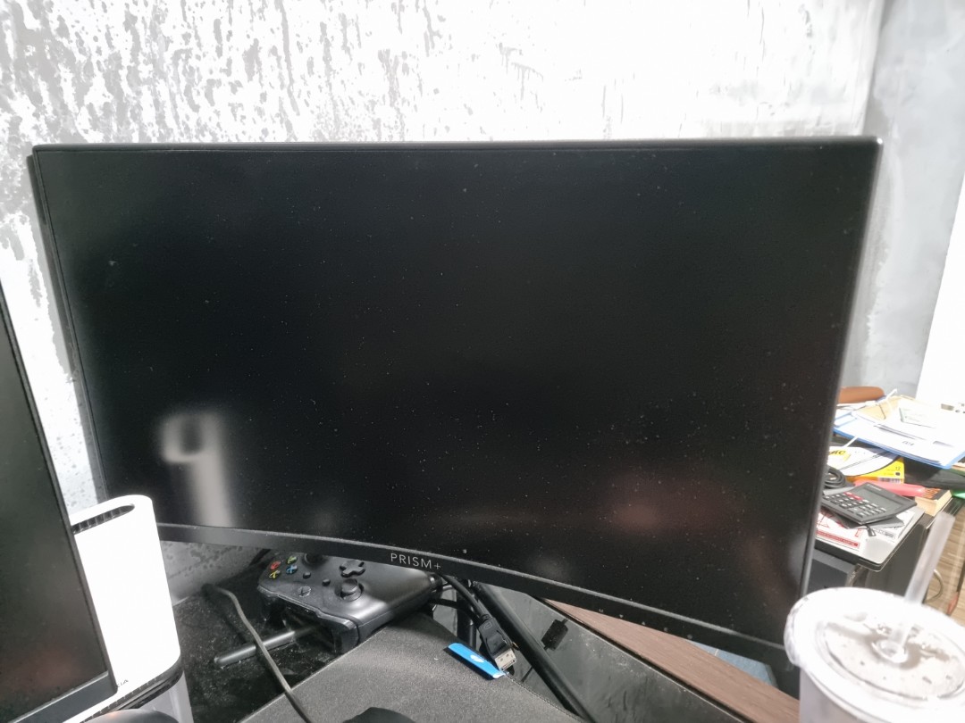 Prism + X240 1200R 144fps curved gaming monitor, Computers & Tech ...