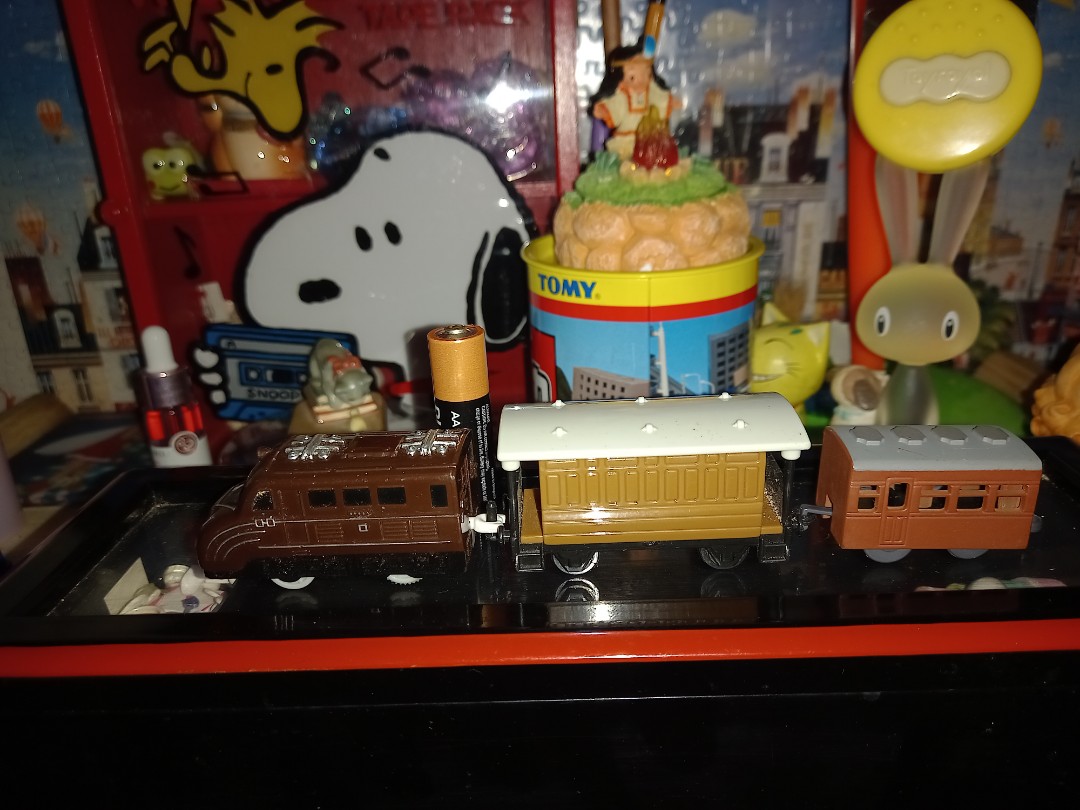 Pull Back Train Set Tomy, Hobbies & Toys, Toys & Games on Carousell