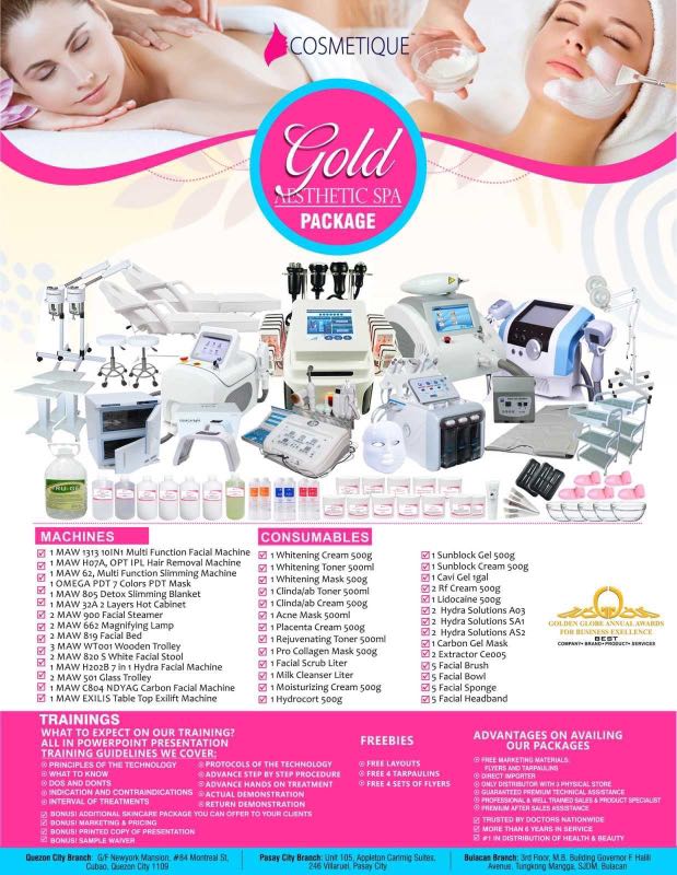 Put Up Your OWN Aesthetic Business With Gold Package Hydra Facial ...