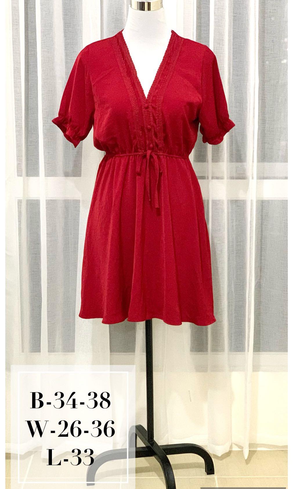 Red Dress, Women's Fashion, Dresses & Sets, Dresses on Carousell