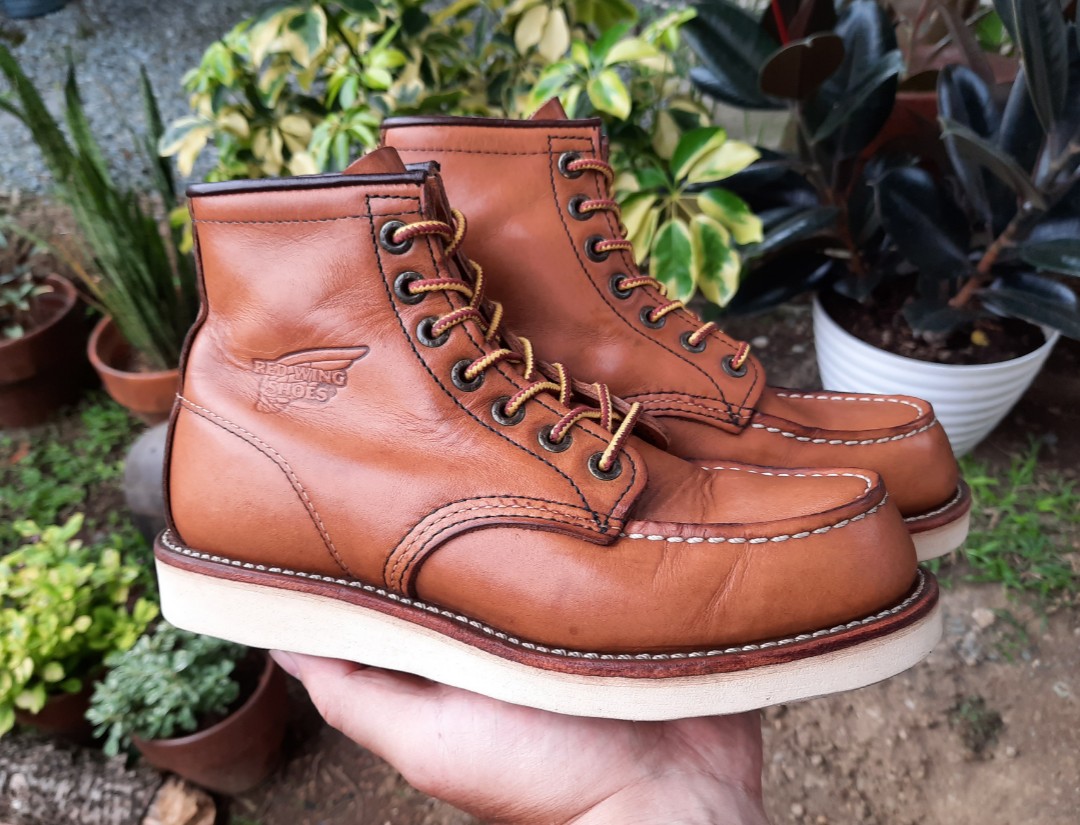 Red Wing 875 Oro-Iginal Moc Toe Redwing, Women's Fashion, Footwear ...