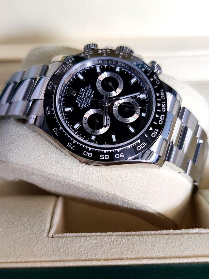 Rolex daytona black ceramic bezel Congo, Men's Fashion, Watches ...