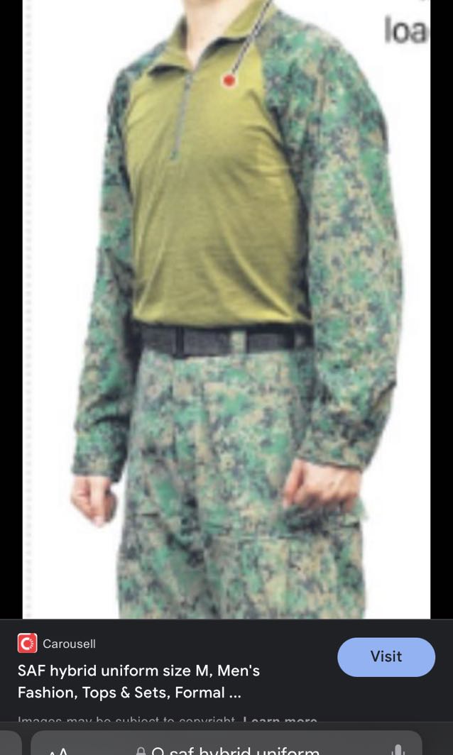SAF Hybrid uniform, Men's Fashion, Tops & Sets, Tshirts & Polo Shirts ...