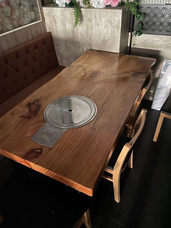 Selling wooden KBBQ tables! Restaurant standards., Furniture & Home ...