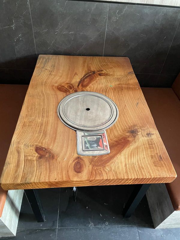 Selling wooden KBBQ tables! Restaurant standards., Furniture & Home ...