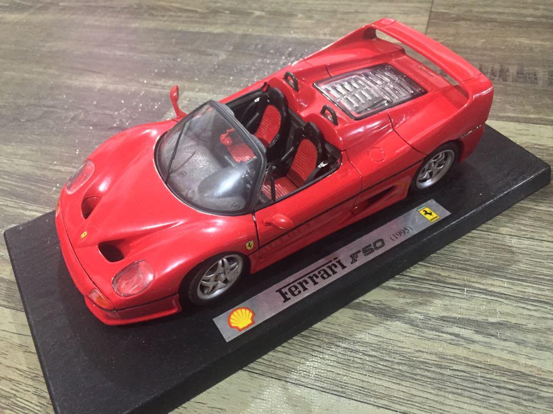Shell- Ferrari F50 diecast car 1:18.:-), Hobbies & Toys, Toys & Games ...