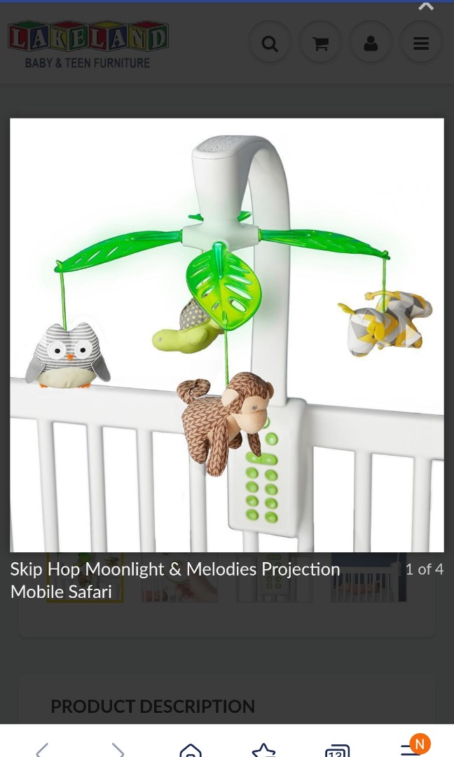 Skip hop moonlight projector, Babies & Kids, Baby Nursery & Kids ...