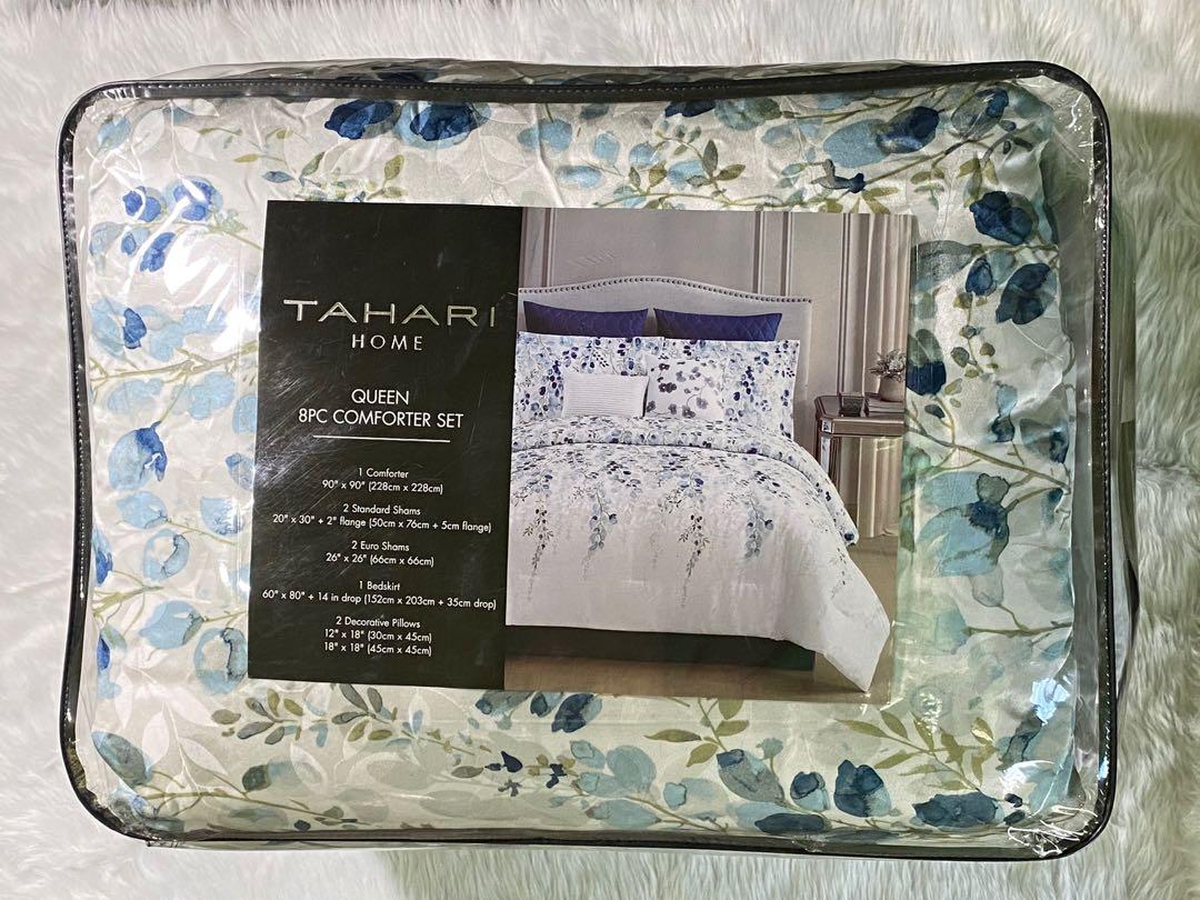 Tahari 8-pc Comforter Set Queen (Floral), Furniture & Home Living ...
