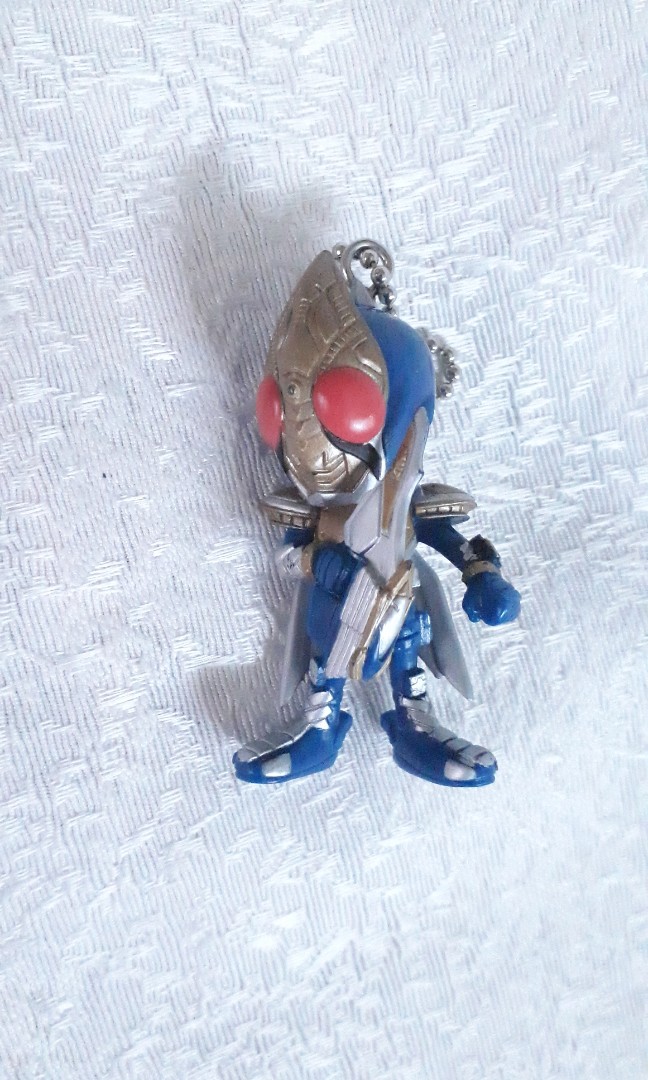 Ultraman Blue with Mask Red Eyes Figure Keychain, Hobbies & Toys ...