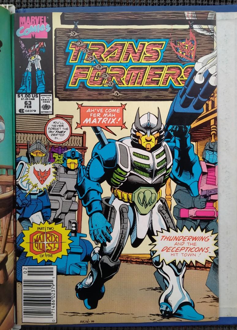 Vintage Transformers comic from 1980s, Hobbies & Toys, Books ...
