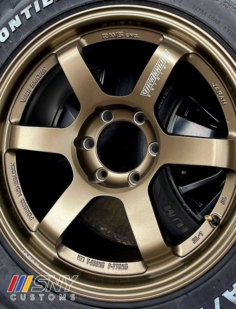 VOLK te37 look 18 inch rims off road look use original also available ...