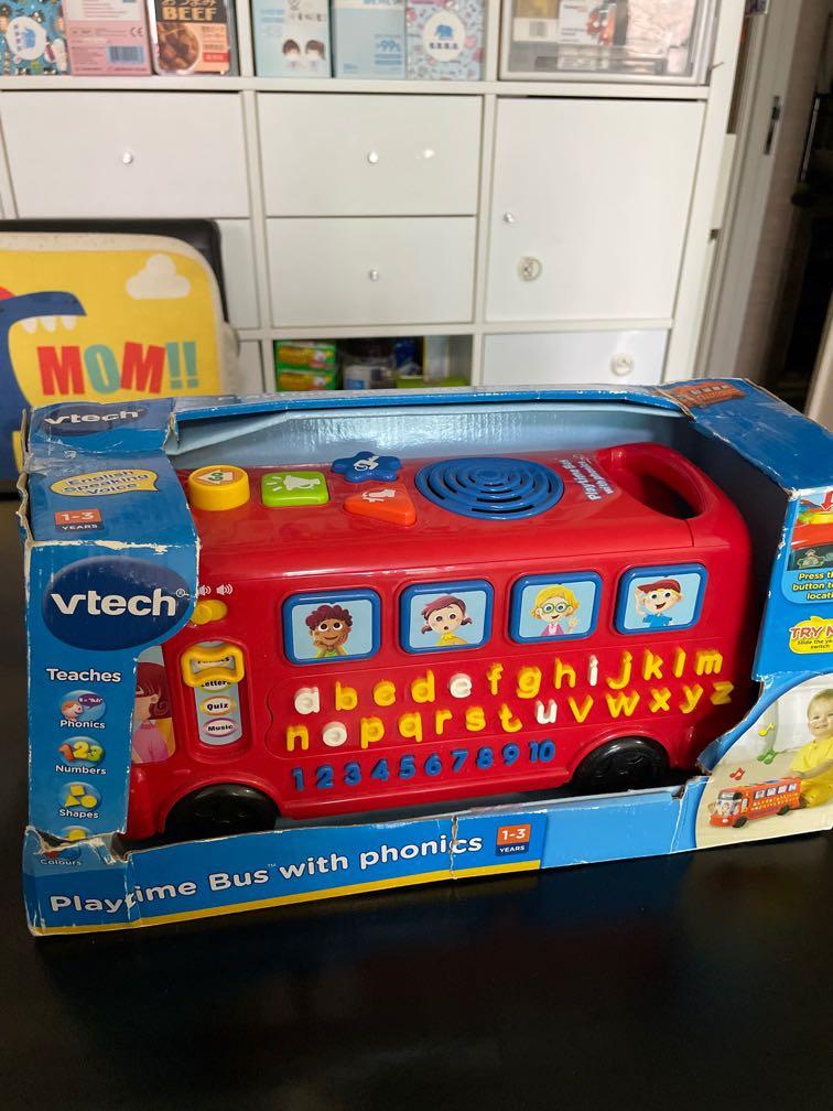 VTech Playtime Bus with Phonics, 興趣及遊戲, 玩具 & 遊戲類 - Carousell