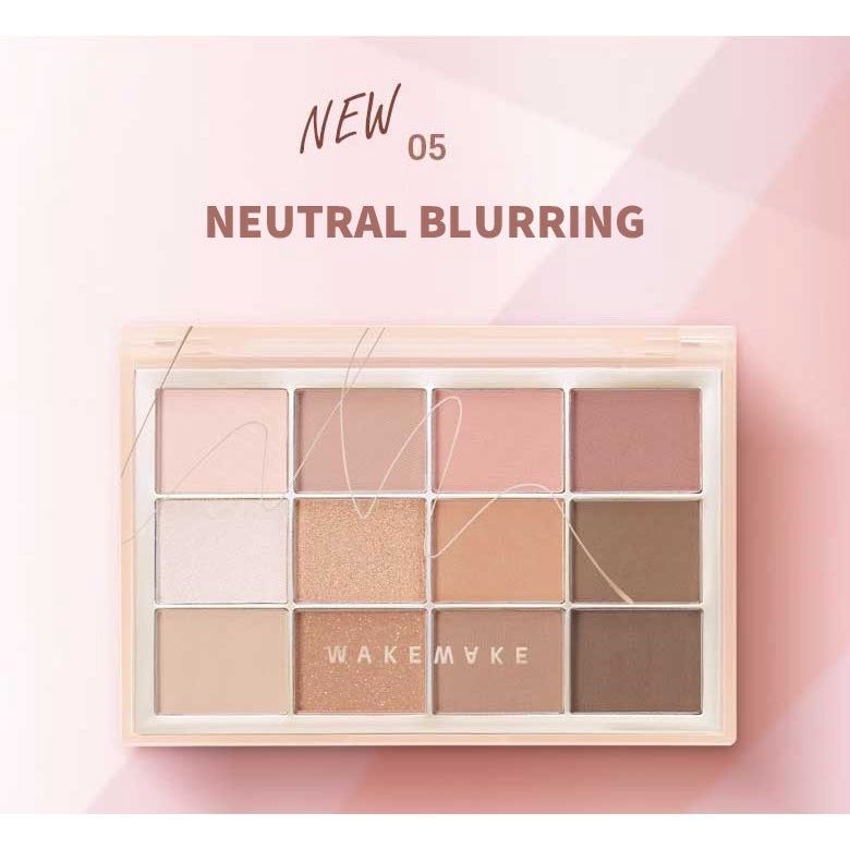 WAKEMAKE Soft Blurring Eye Palette in 05 Neutral Blurring, Beauty & Personal Care, Face, Makeup ...