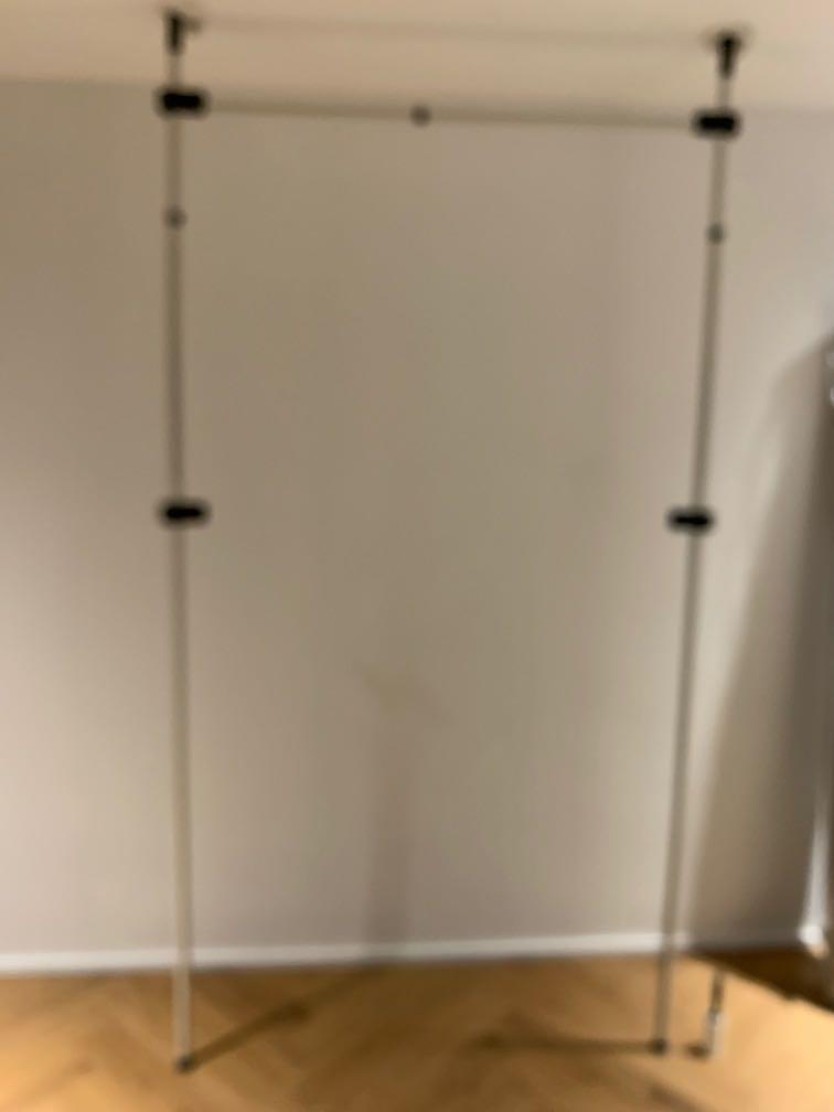 Wardrobe pole system, Furniture & Home Living, Furniture, Shelves ...