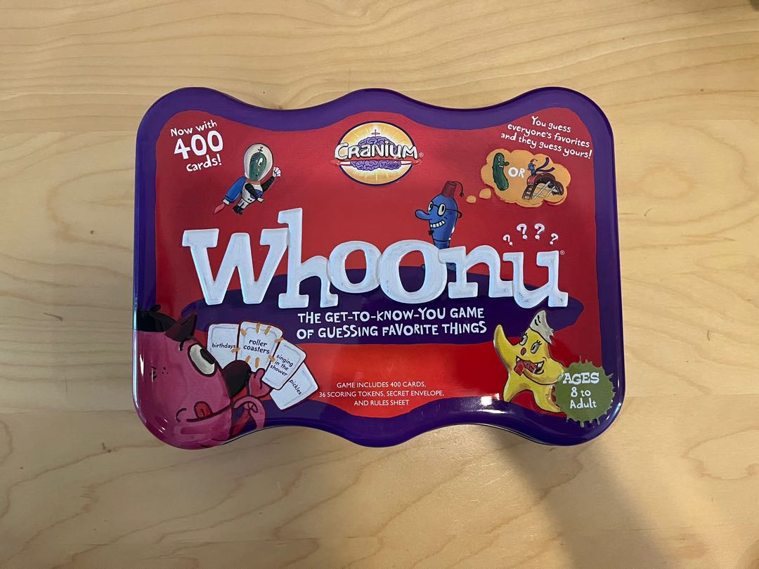 Whoonu Board Game by Cranium, Hobbies & Toys, Toys & Games on Carousell